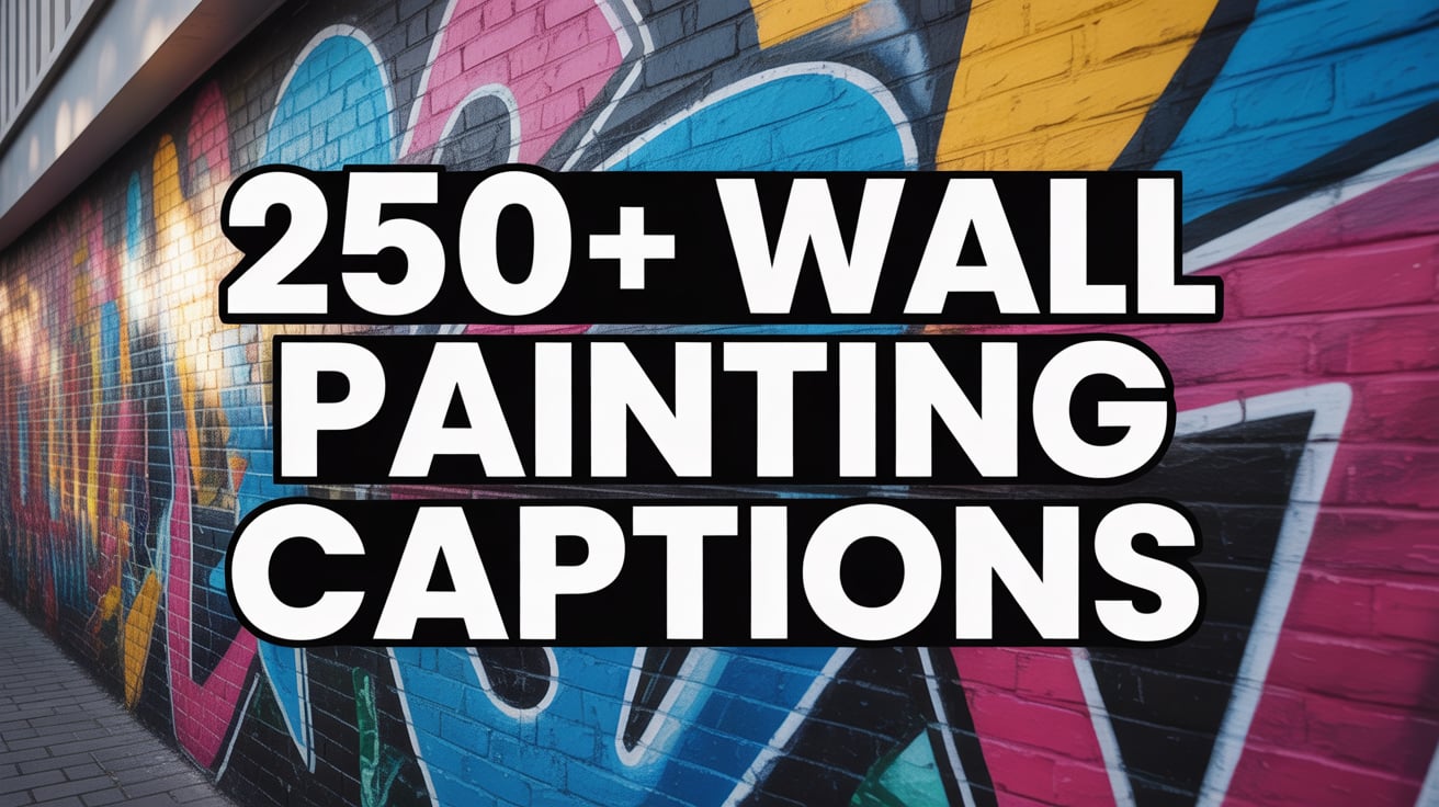250+ Wall Painting Captions for Instagram and Quotes